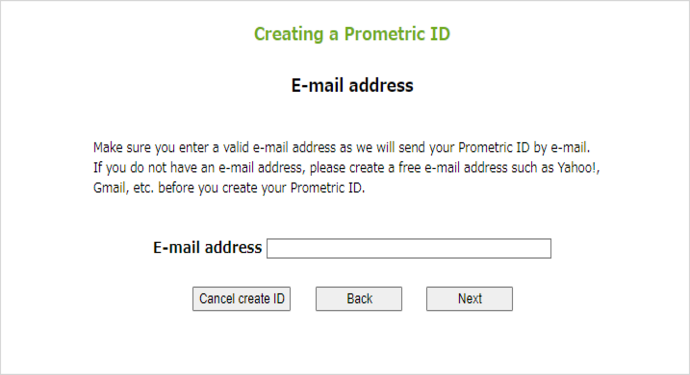 ID creation/reservation procedure | For Candidate | CBT/IBT world-class ...